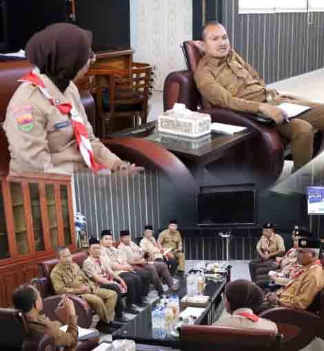 Audiensi Empat Kwartir Ranting Gerakan Pramuka, Wali Kota Akan Carikan ...